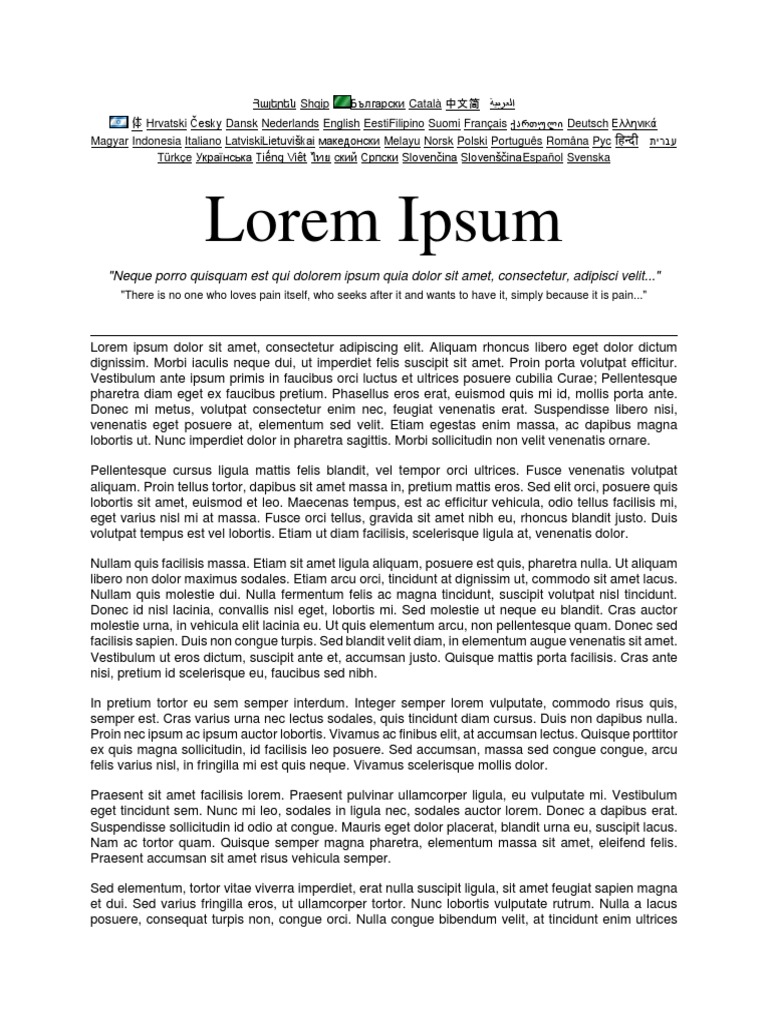 Lorem Ipsum: "Neque Porro Quisquam Est Qui Dolorem Ipsum Quia Dolor Sit Amet, Consectetur ...