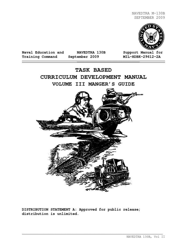 Task-Based Curriculum Development Guide | PDF | Specification ...