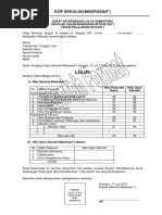 Surat Keterangan Hasil Ujian SD | PDF