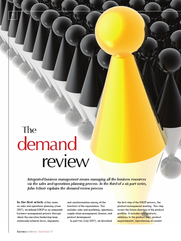The Demand Review | PDF | Sales | Strategic Management