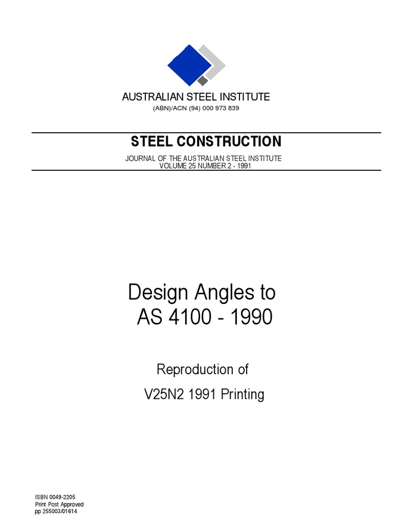 Design Considerations for Steel Angles Under the Updated Australian ...