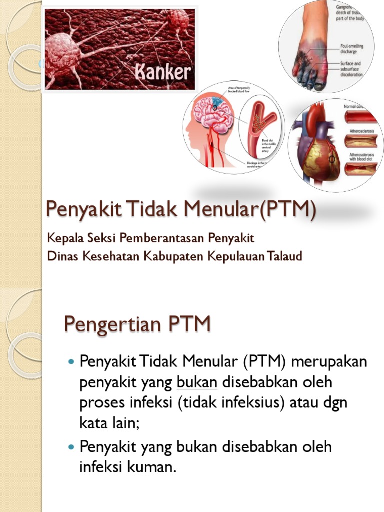 Penyakit Tidak Menular (PTM) | PDF