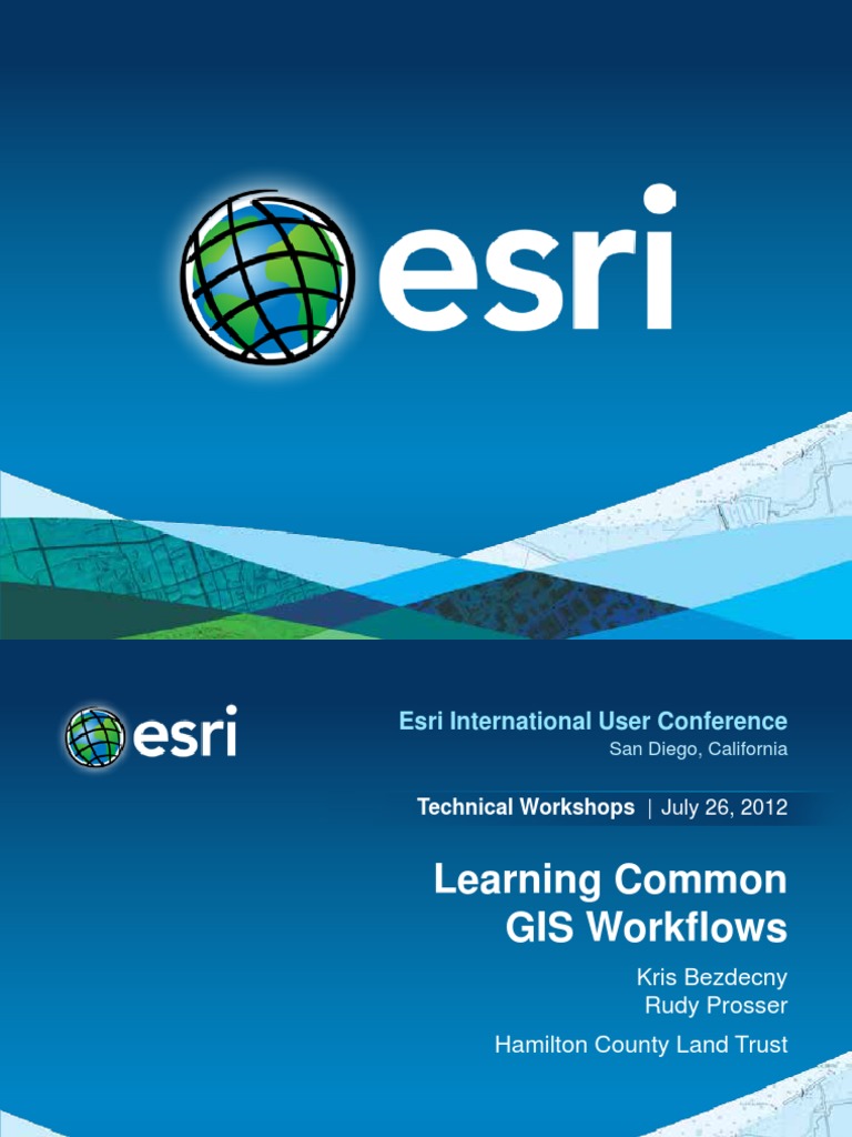 Learning Common GIS Workflows | PDF | Arc Gis | Esri