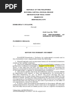 Motion To Declare Defendant in Default | PDF