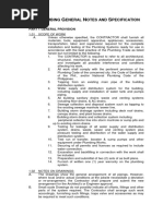 General Plumbing Notes | PDF | Plumbing | Fire Sprinkler System