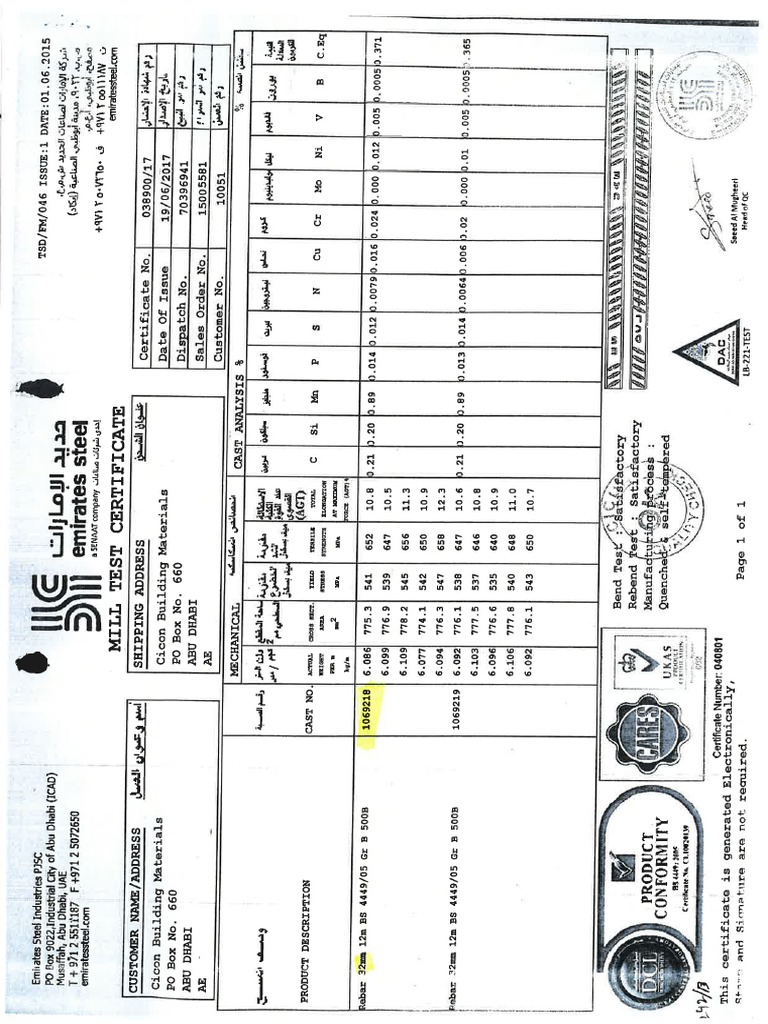 Emirates Steel 32mm | PDF