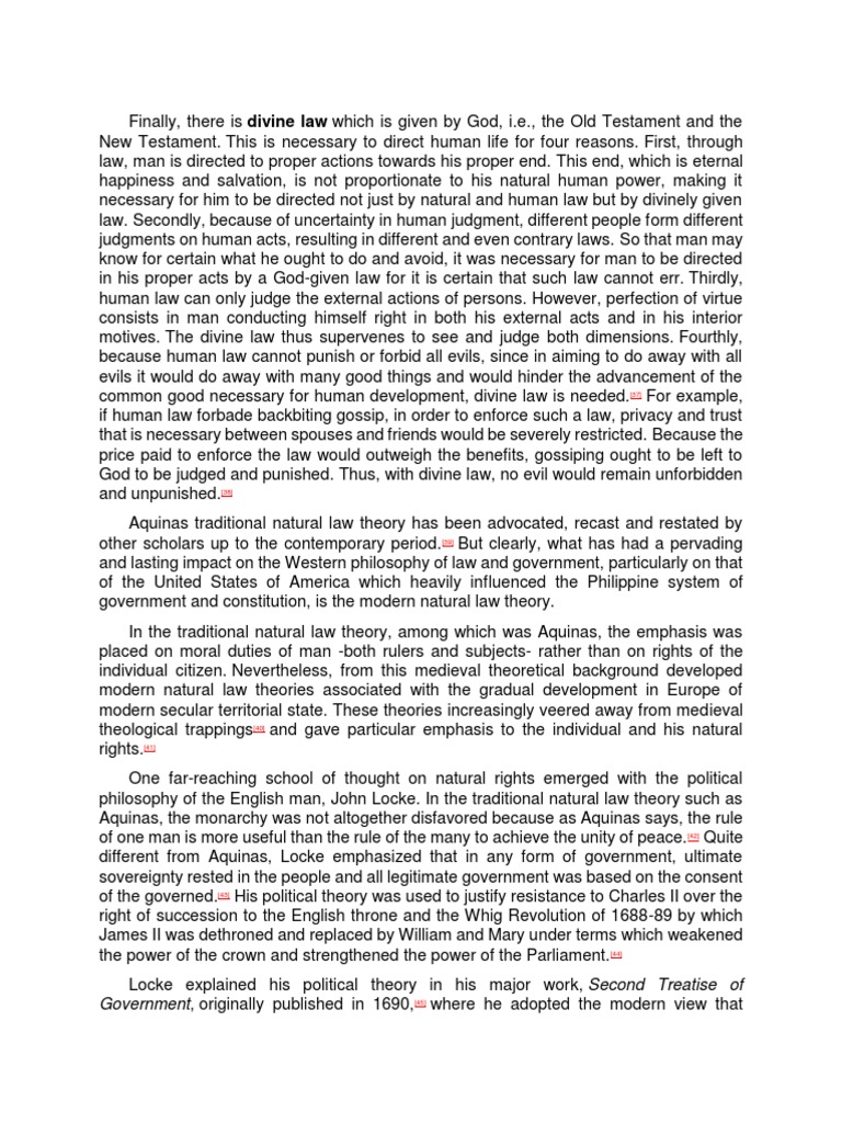 An Analysis of John Locke's Theory of Natural Rights and Its Influence ...