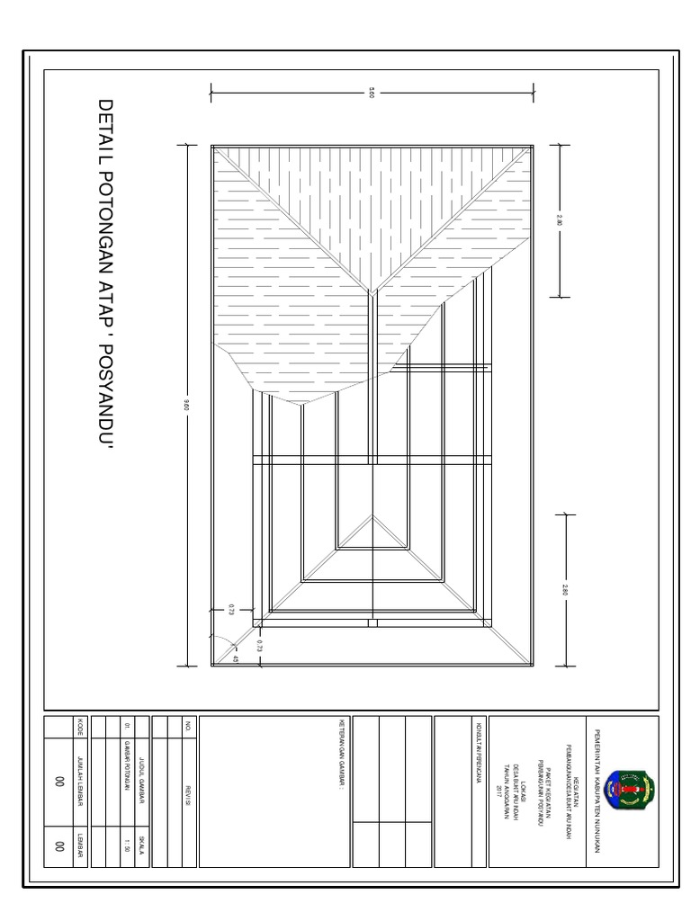 Detail Potongan Atap | PDF