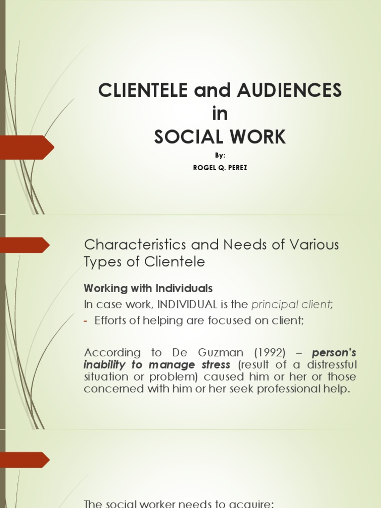 CLIENTELE and AUDIENCES | PDF | Social Group | Attitude (Psychology)