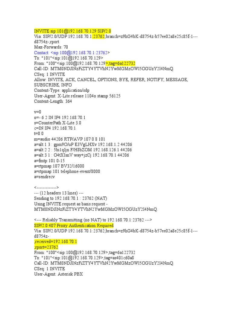 100 Asterisk 101 | PDF | Session Initiation Protocol | Transmission Control Protocol