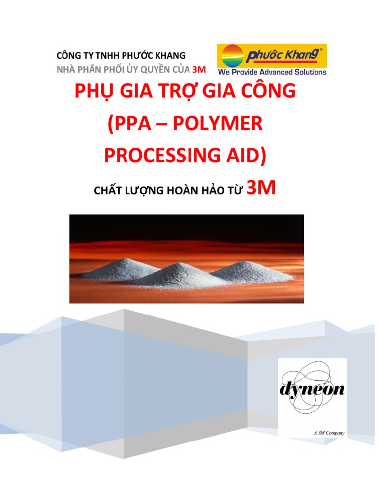 Phu Gia Tro Gia Cong Ppa 3m | PDF