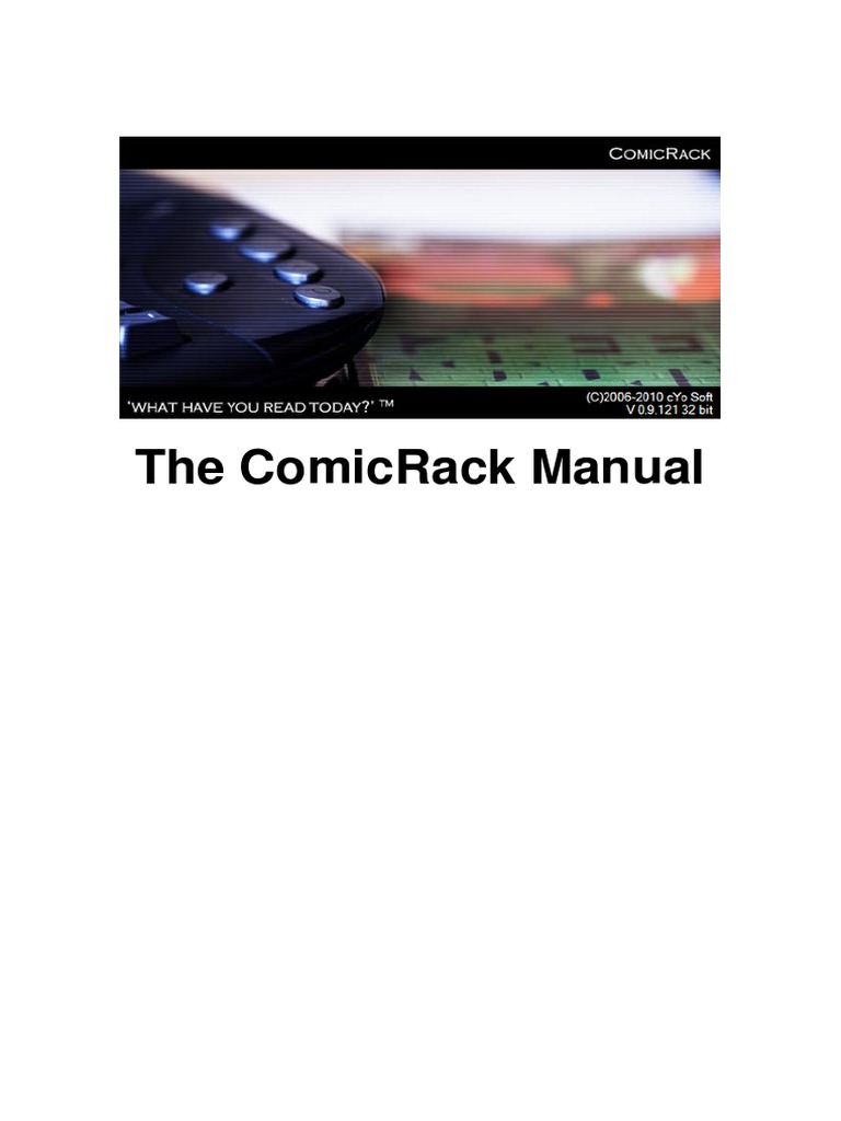 ComicRack Manual 0.9.1 PDF | PDF | Port (Computer Networking) | Tab (Gui)