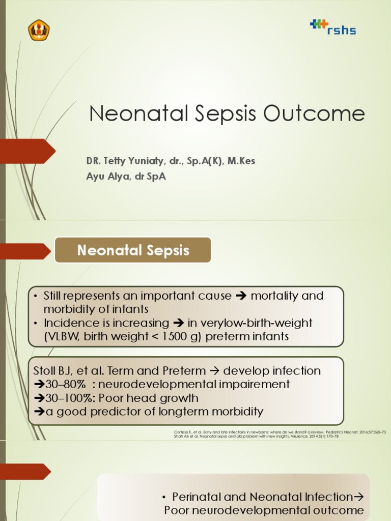 Neonatal Sepsis Outcome | Sepsis | Preterm Birth