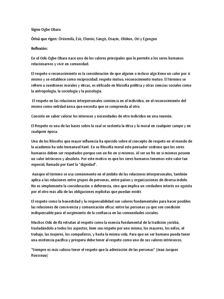 Signo Ogbe Obara | PDF | Aparición | Ciencia cognitiva