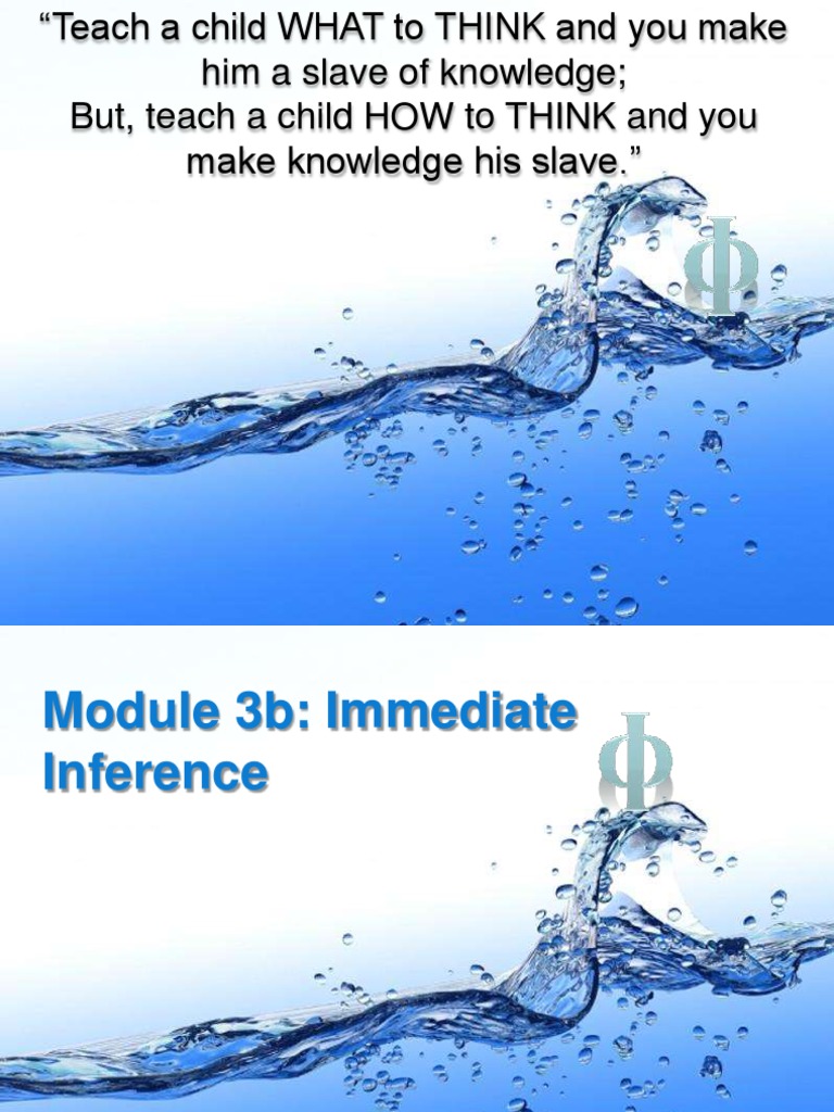 LOGIC - Immediate Inference | PDF | Proposition | Propositional Attitudes