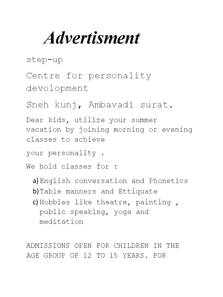 Advertisment | PDF