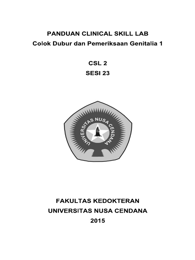 Colok Dubur & Pemeriksaan Genitalia PDF | PDF