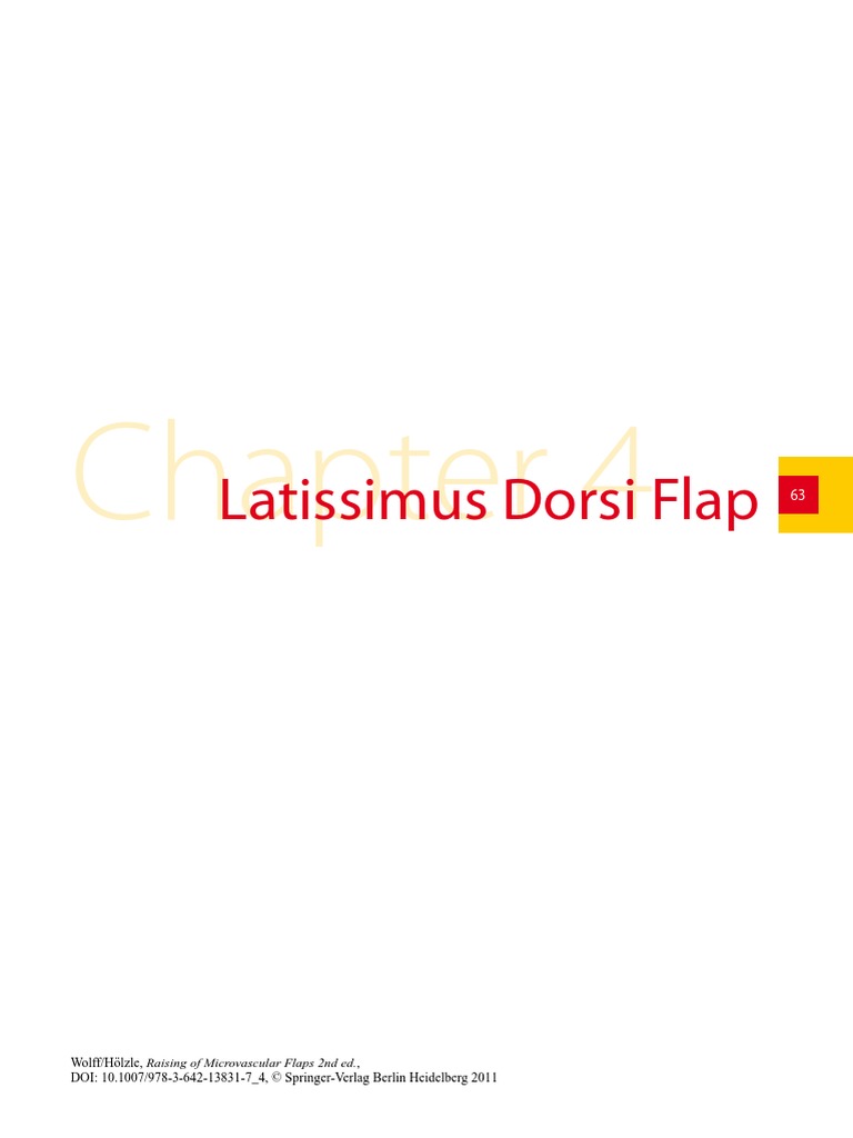Latissimus Dorsi Flap | PDF | Vertebra | Anatomical Terms Of Location