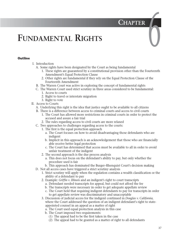 Fundamental Rights | PDF | Voting Rights In The United States ...