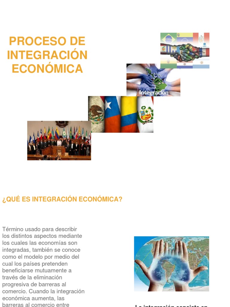 Proceso de Integración Económica | PDF | Integración económica | aduana