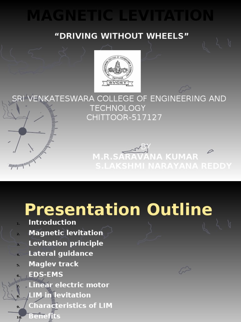 Magnetic Levitation | PDF | Magnetic Devices | Force
