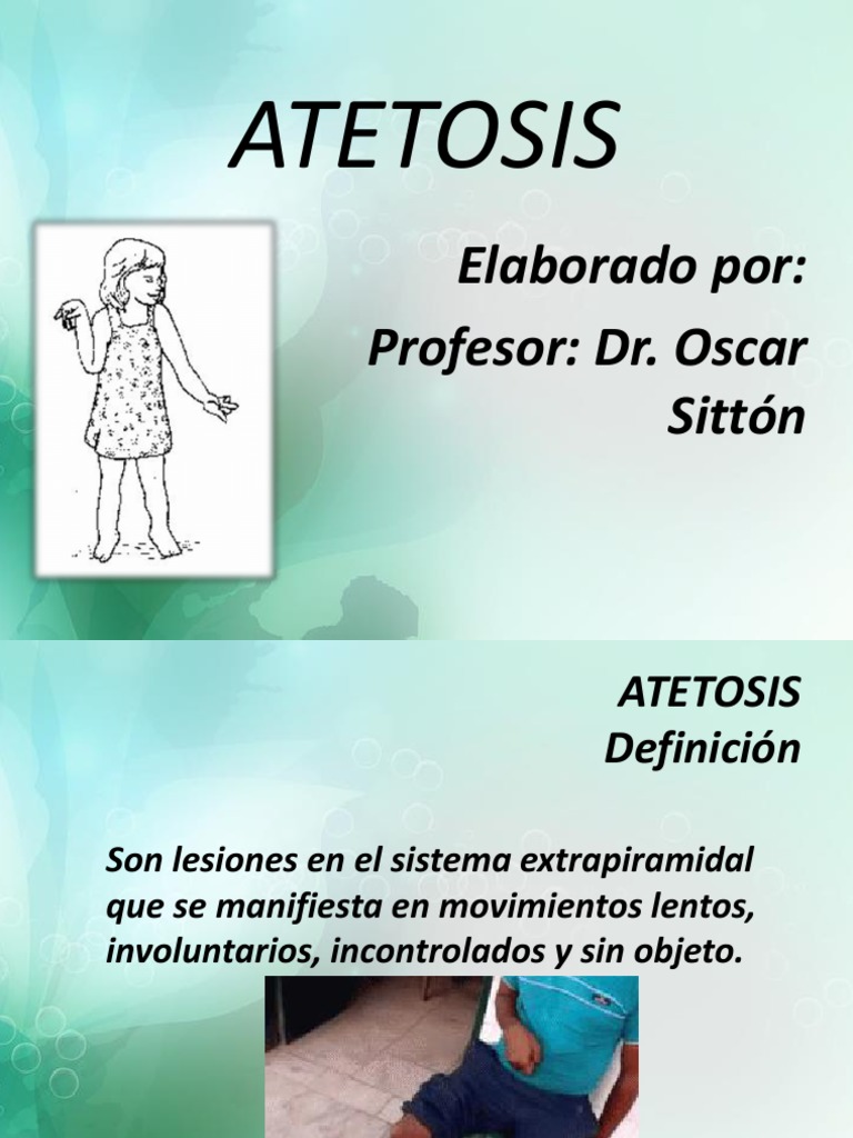 ATETOSIS | PDF | Parálisis cerebral | Cerebro