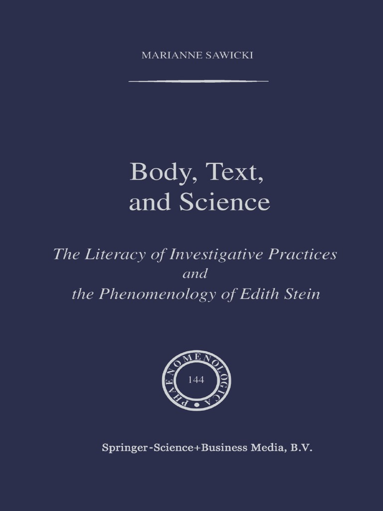 Body, Text, and Science | PDF | Phenomenology (Philosophy) | Edmund Husserl