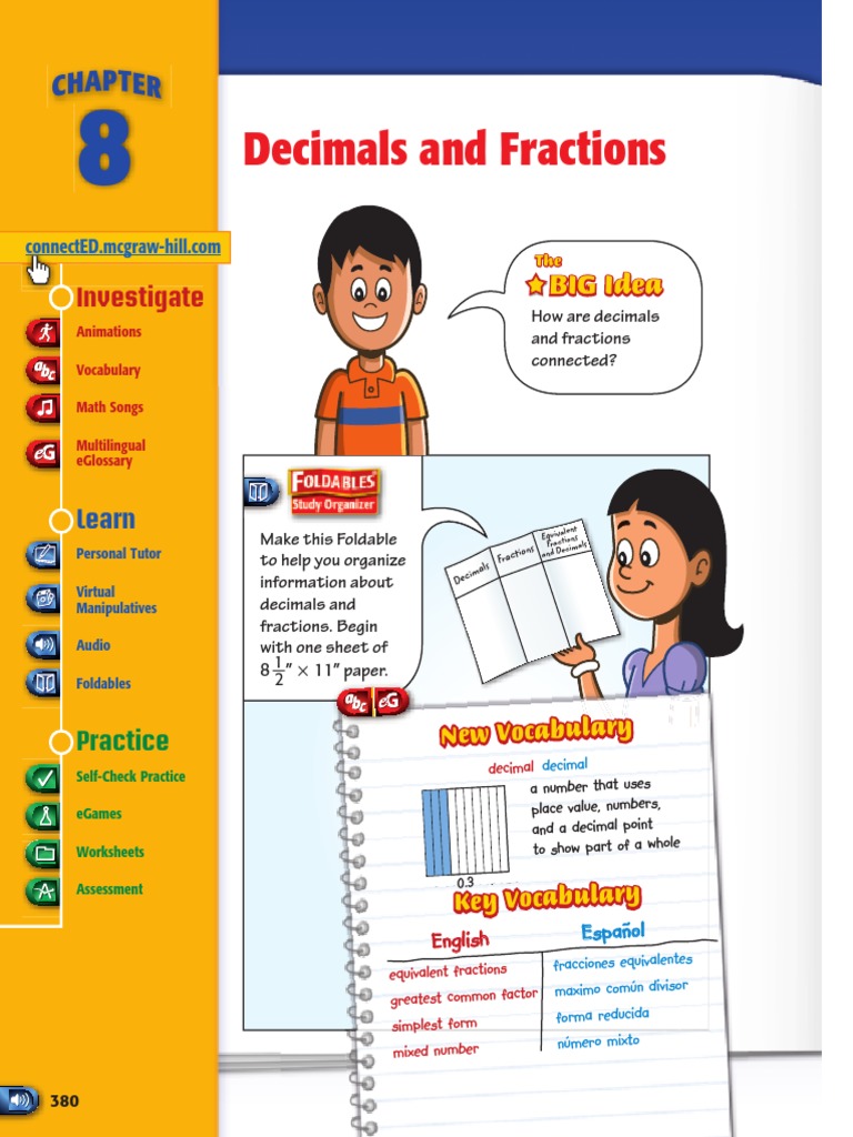 Decimals and Fractions | PDF | Fraction (Mathematics) | Teaching ...