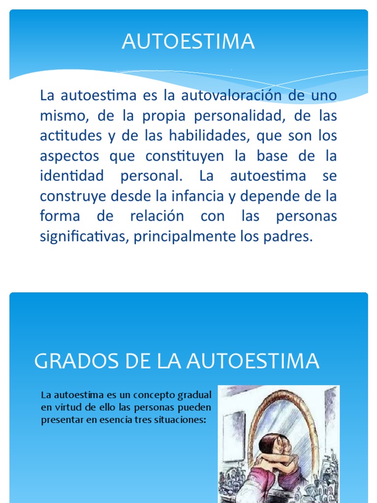 Autoestima y La Resiliencia | PDF | Autoestima | Resiliencia psicológica