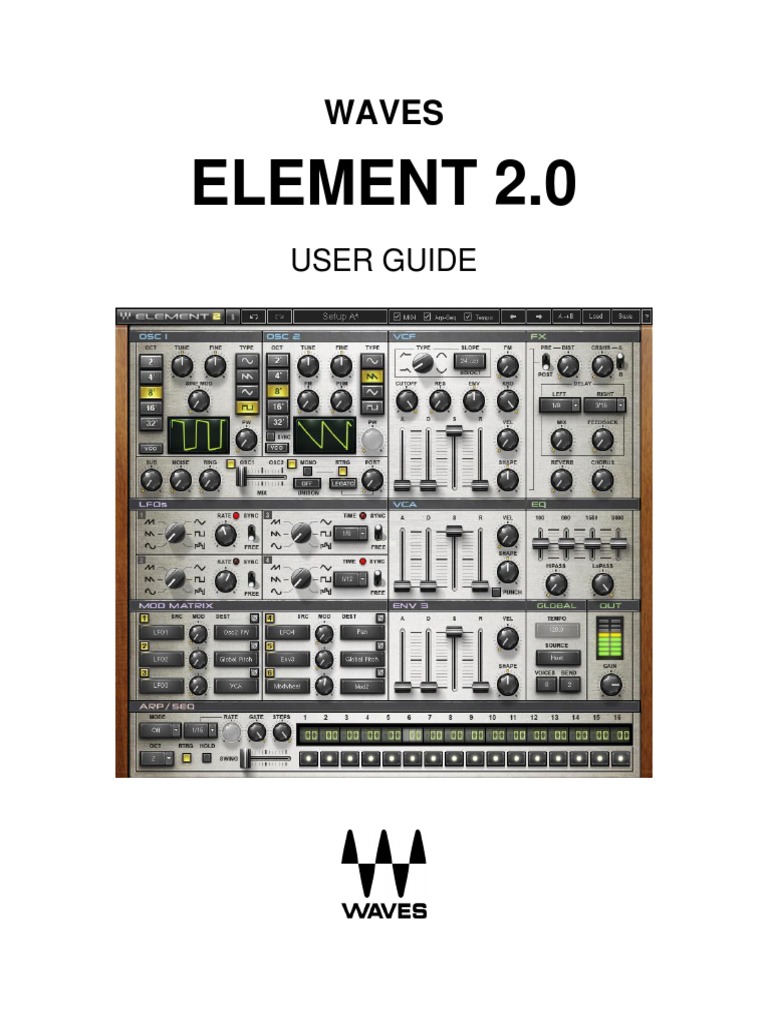 Element 2.0: Waves | PDF | Synthesizer | Equalization (Audio)