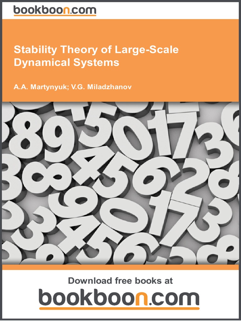 Stability Theory of Large Scale Dynamical Systems PDF | PDF | Stability ...