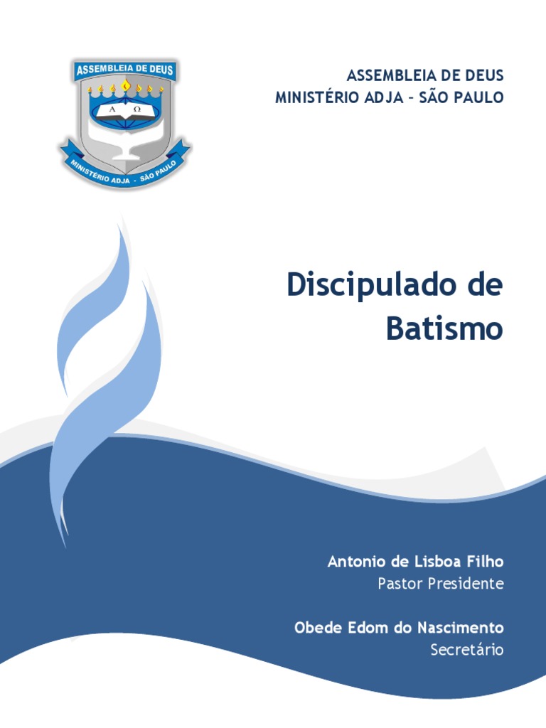 Capa Do Discipulado de Batismo | PDF