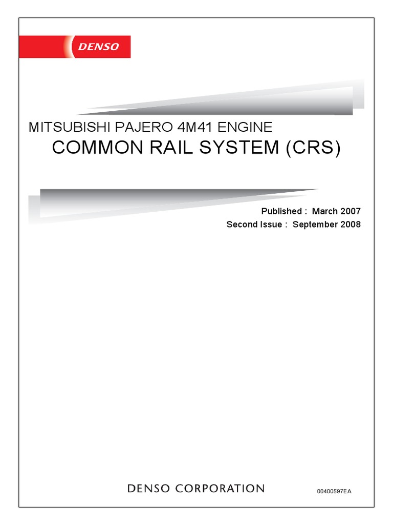 Mitsubishi Pajero 4m41 Engine | PDF | Fuel Injection | Throttle