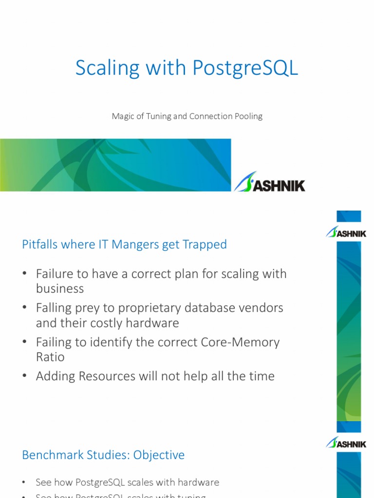 The Magic of Tuning in PostgreSQL | PDF | Postgre Sql | Scalability