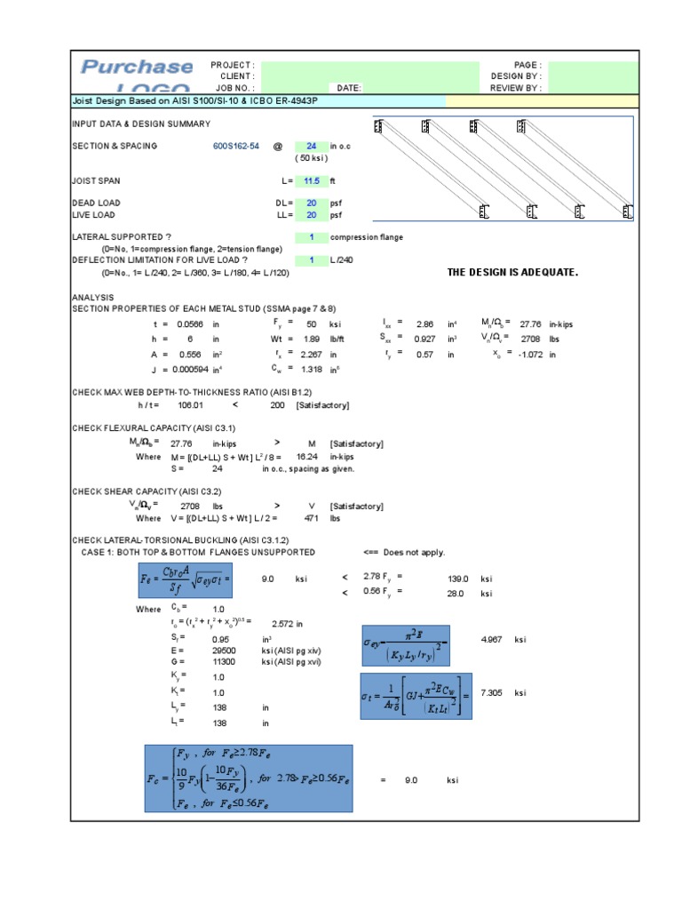 Metal Studs | PDF | Metals | Engineering