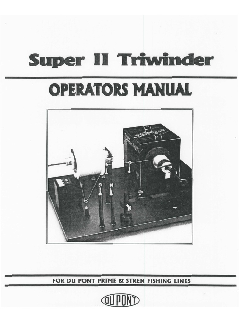 Manual Super II Triwinder | PDF