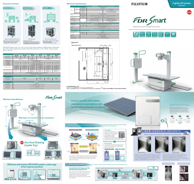 FDR Smart Brochure(X-ray With DR) | Power Supply | Electric Generator