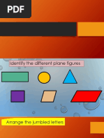 Mathematics 6 Solid and Plane Figures | PDF | Shape | Area