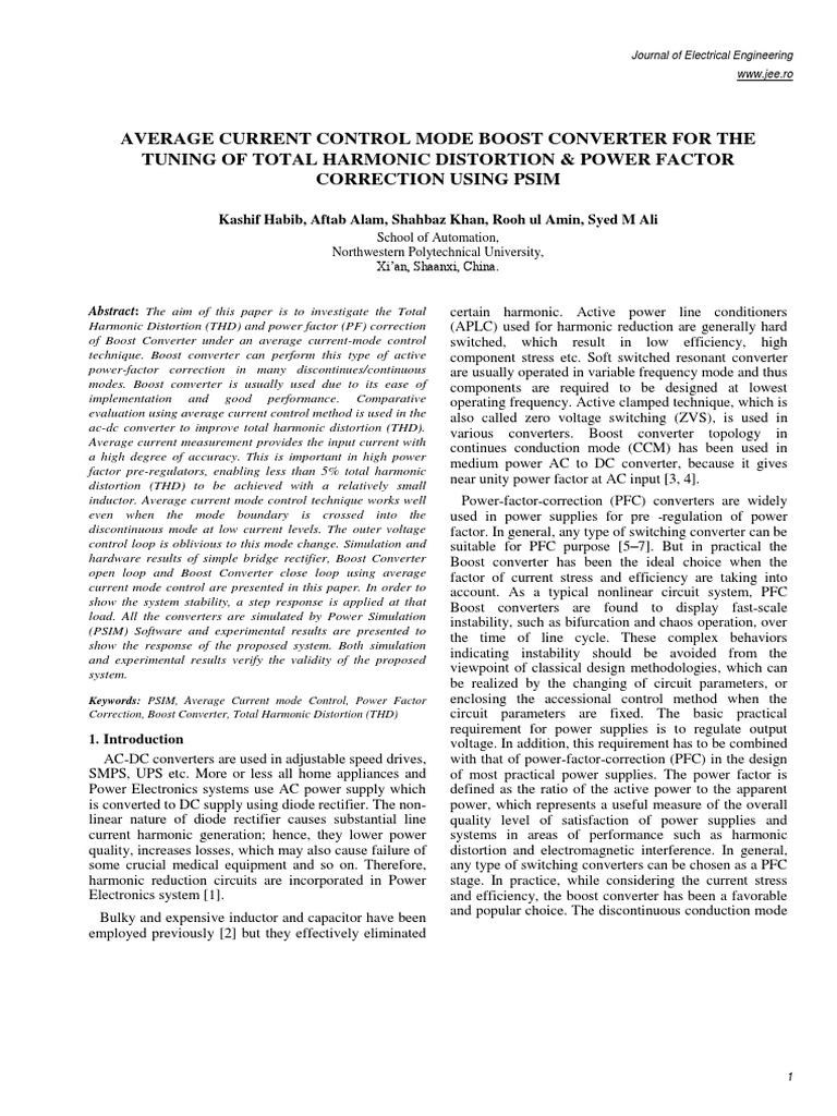 Average Current Mode Control Pdf Rectifier Power Supply