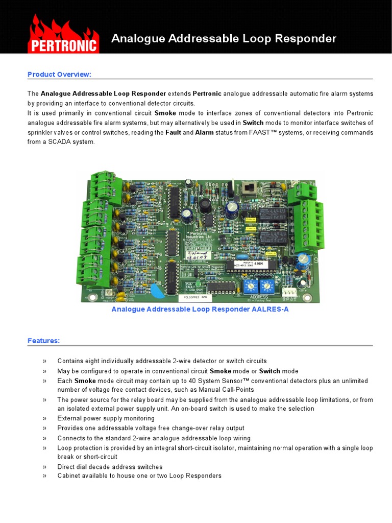 F100A Loop Responder | PDF | Relay | Switch