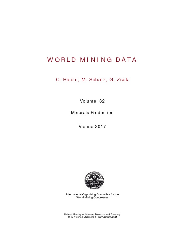 WORLD MINING DATA - Minerals Production | PDF | Barrel (Unit) | Non ...