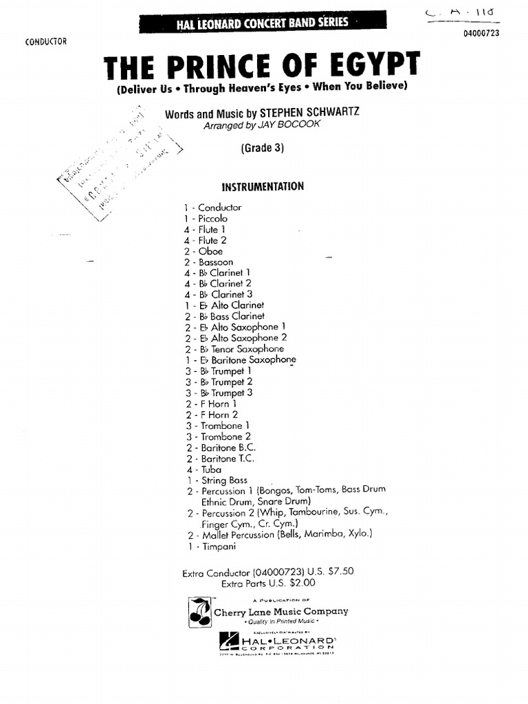 El Principe de Egipto PDF | PDF