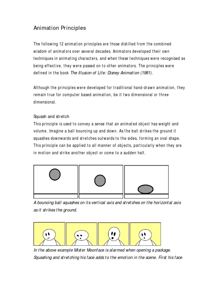 Animation Principles | PDF | Animation | Adobe Flash