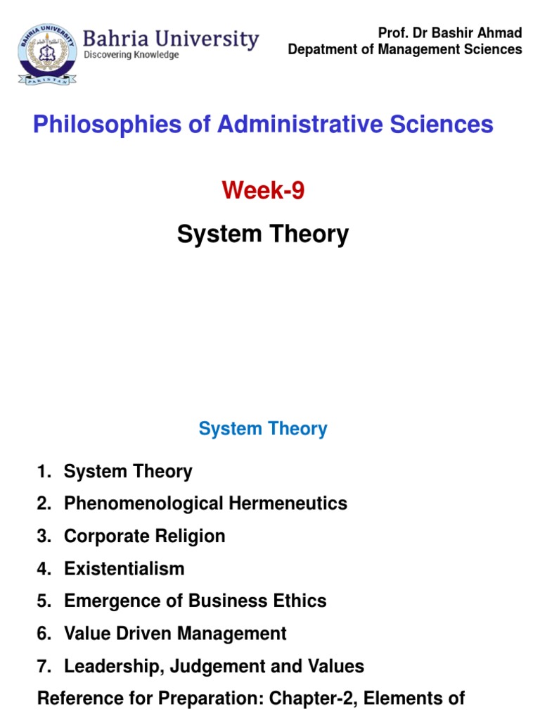 System Theory | PDF