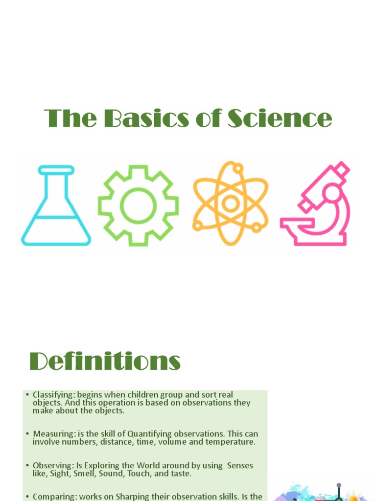 Basics | PDF | Observation | Science