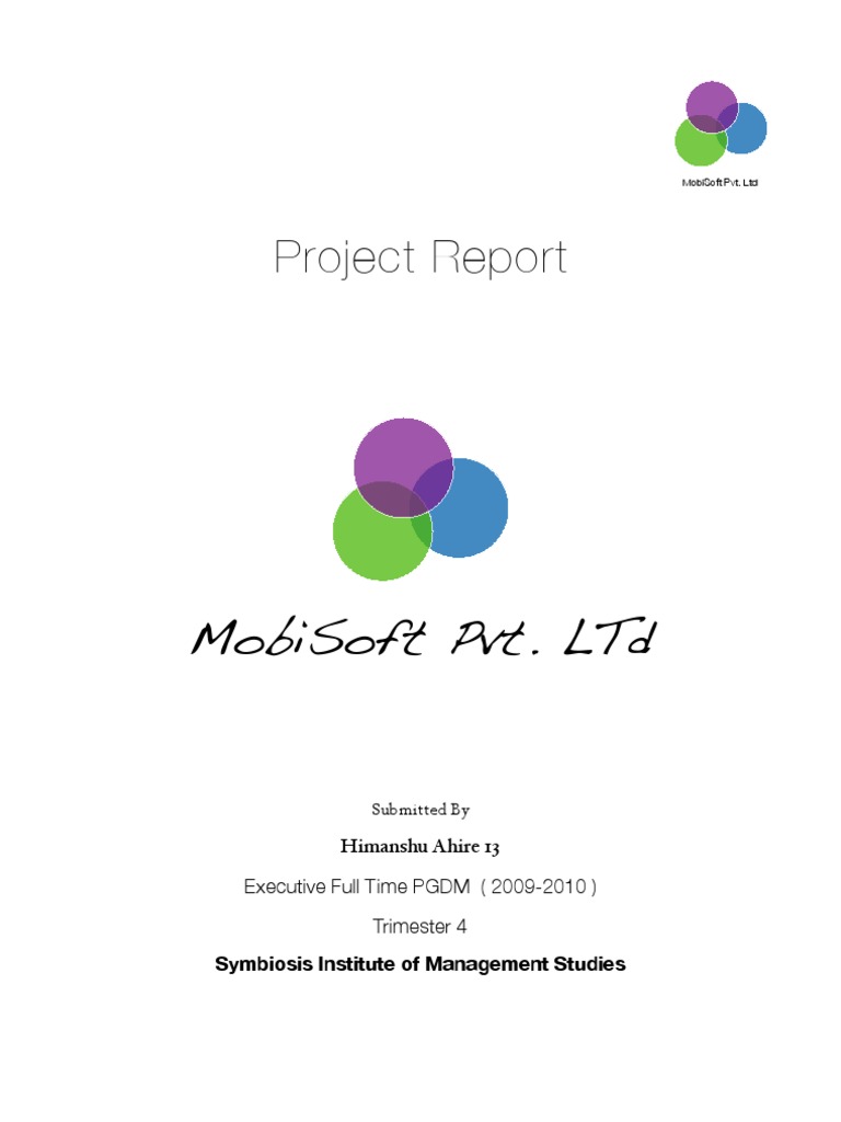 Mobisoft Pvt. LTD: Project Report | PDF | Computers