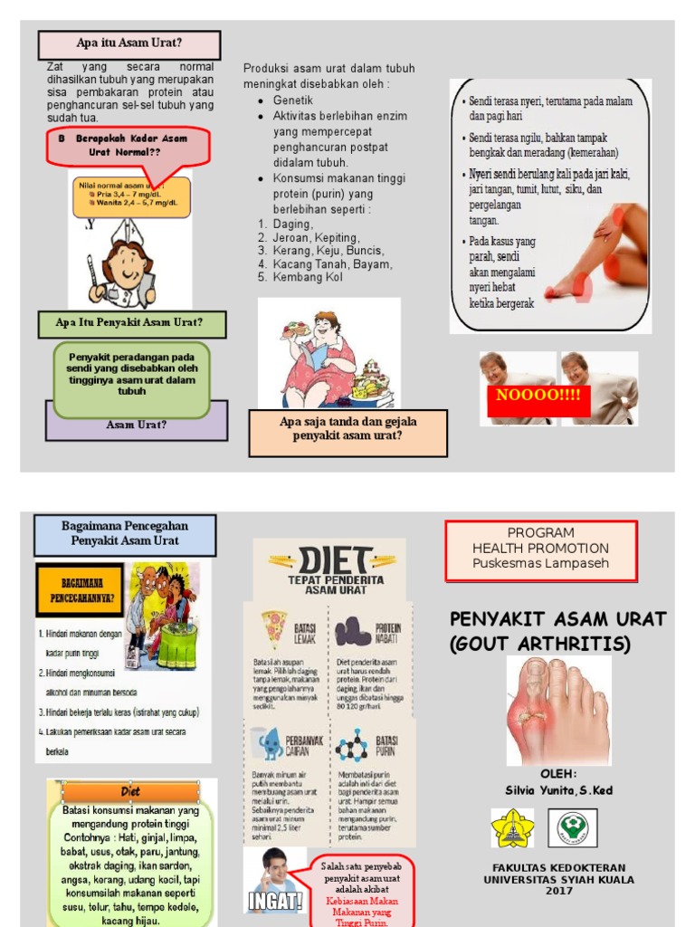 Leaflet Asam Urat | PDF