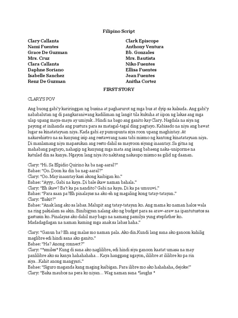 Filipino Script | PDF