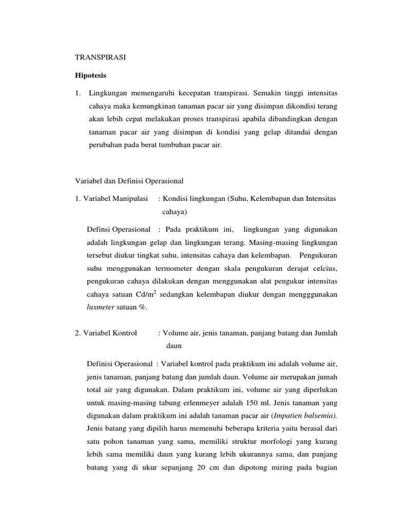 Hipotesis Dan Variabel | PDF | Sains & Matematika