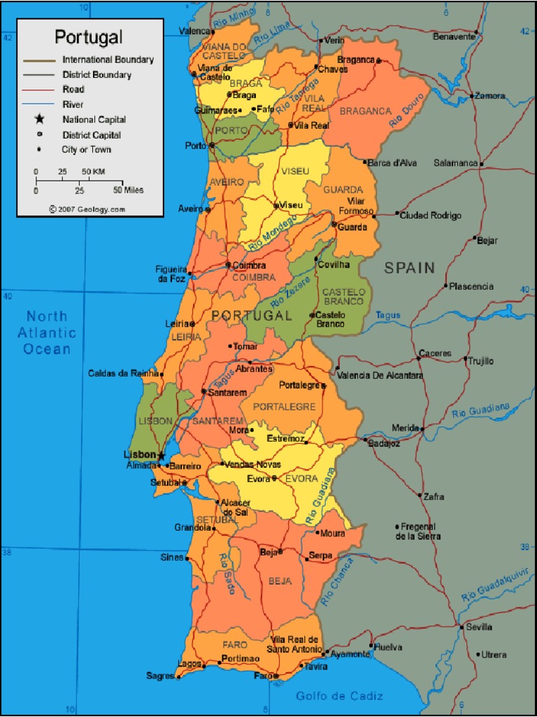Portugal Map 2 | PDF